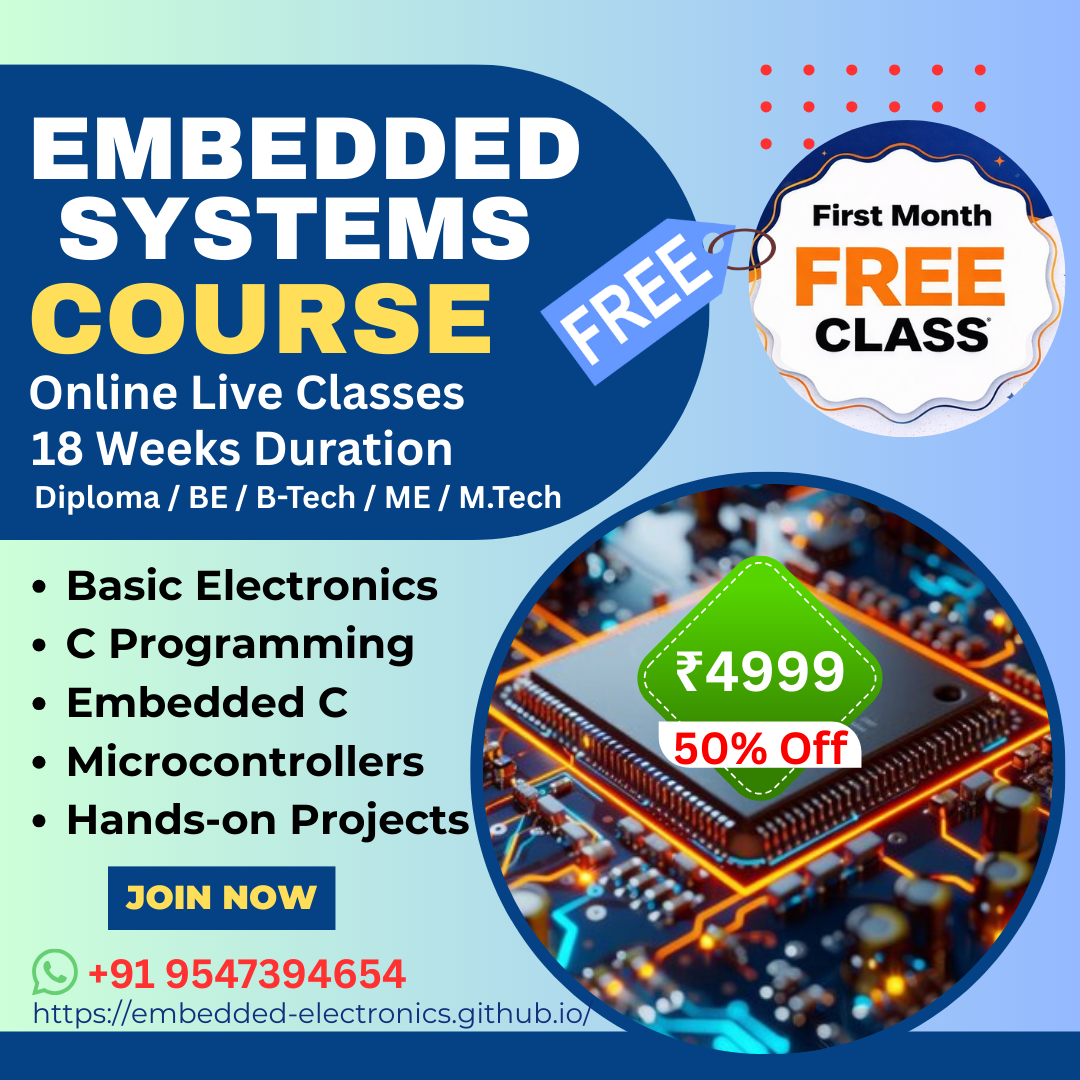 Embedded Electronics — Embedded Systems Course